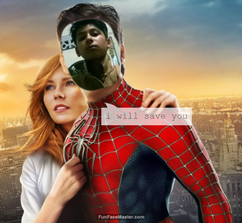 Spiderman Face Template